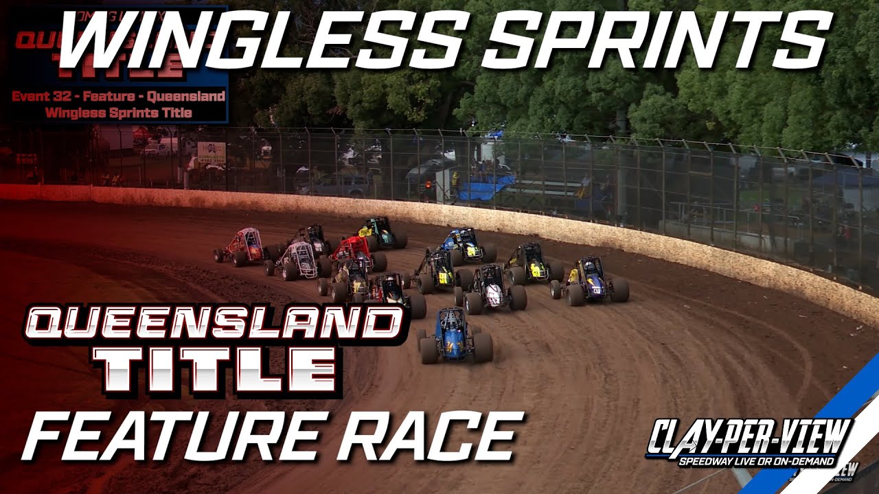 Wingless Sprints | Queensland Title 2024/25 - Kingaroy - 11th Jan 2025 | Clay-Per-View - YouTube
