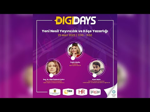 DİGİDAYS  9. Oturum l Yeni Nesil Yayıncılık ve Köşe Yazarlığı l Yeşim Mutlu