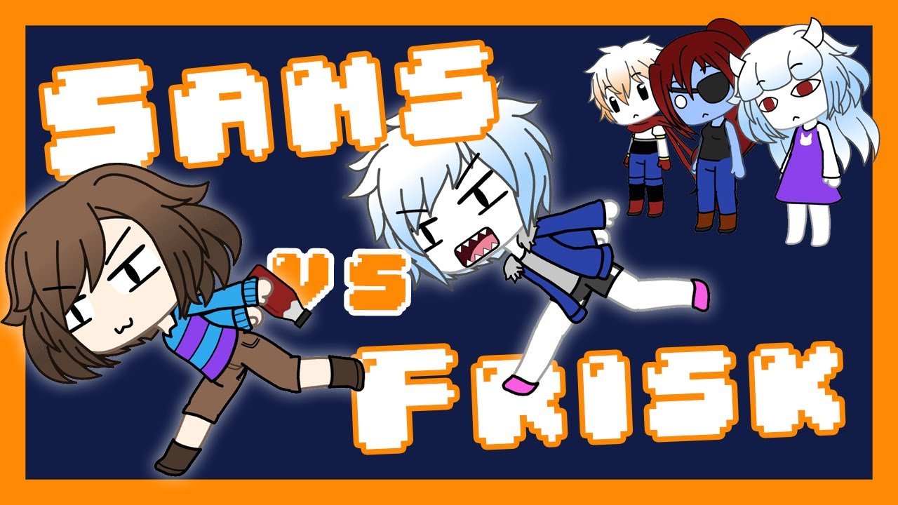 UNDERTALE 😲 reaccionan💓 SANS VS FRISK 💓 - [Gacha Life] *ESPAÑOL* - YouTube