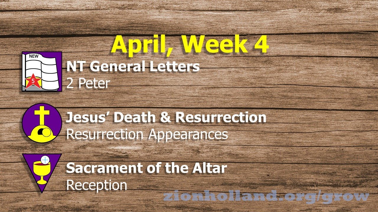 Zion Grow@Home April, Week 4 Overview - YouTube