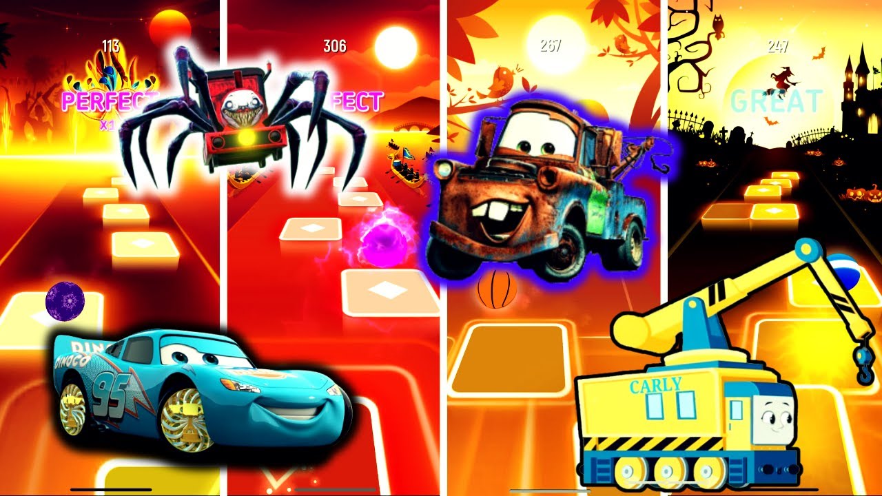 McQueen vs Choo Choo Charles vs Cheesecake McQueen vs Thomas Sendy ...