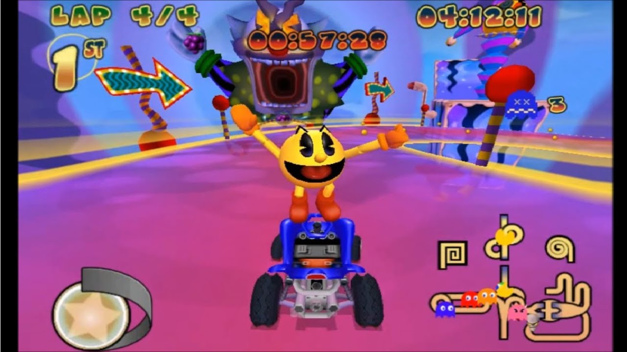 Pac-Man World Rally (PC) (ปี 2006) Part 3 (Watermelon Cup) - YouTube