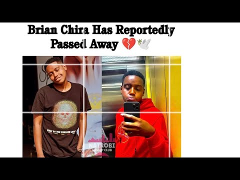brian chira accident today ;A kenyan tik toker BRIAN CHIRA has died in ...