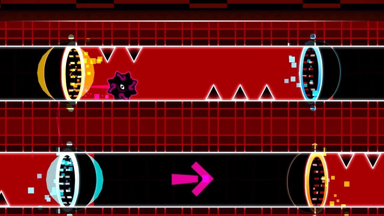 Internecion - a really bad Geometry Dash "level" I made. - YouTube