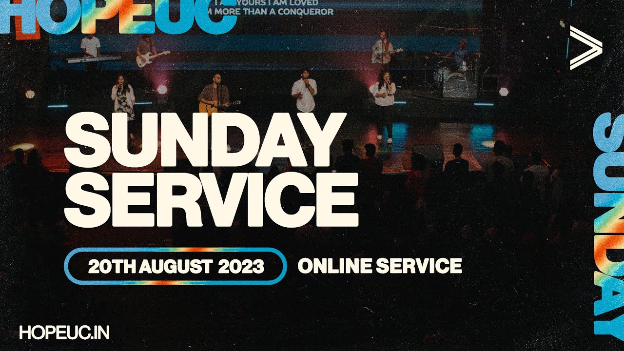 HopeUC India Online Service 20th August 2023 - YouTube