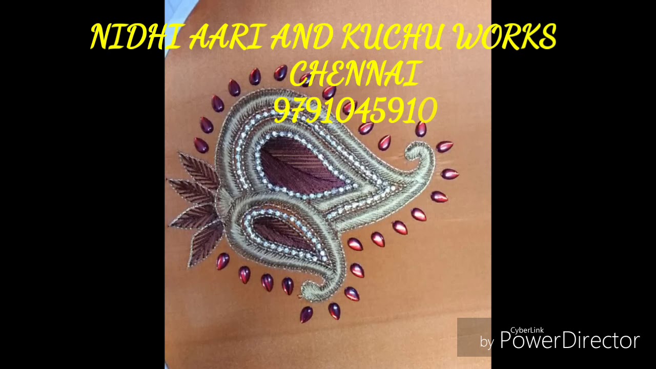 Nidhi students aari work 5 - YouTube