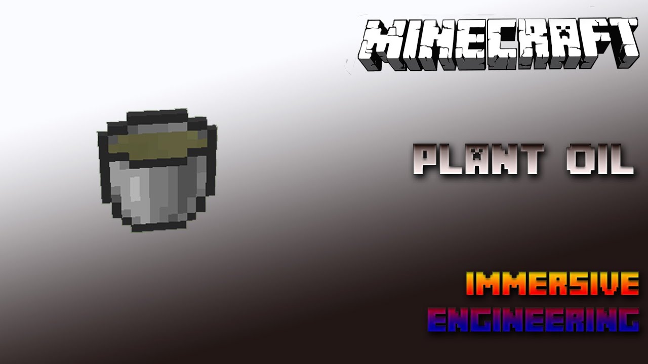 Plant Oil 🔧 Immersive Engineering Tutorial 1.15 🔧 Deutsch / German ...