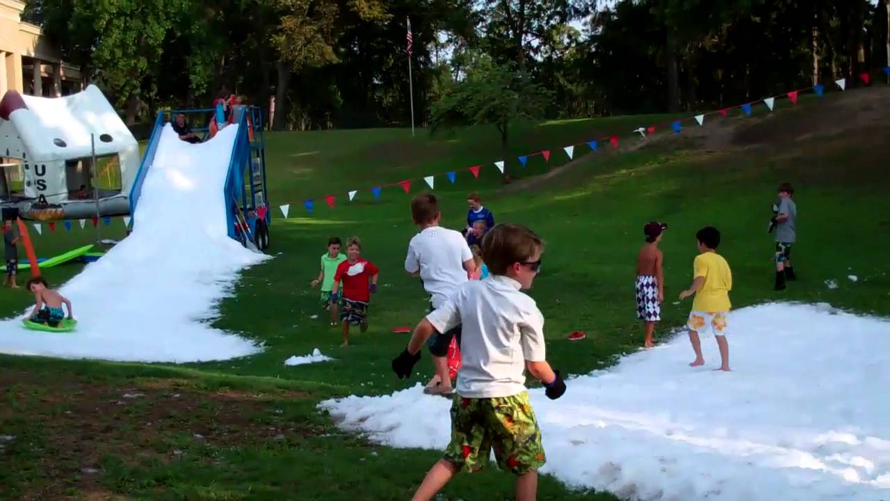 Snow Parties for Schools by Ice Express - YouTube