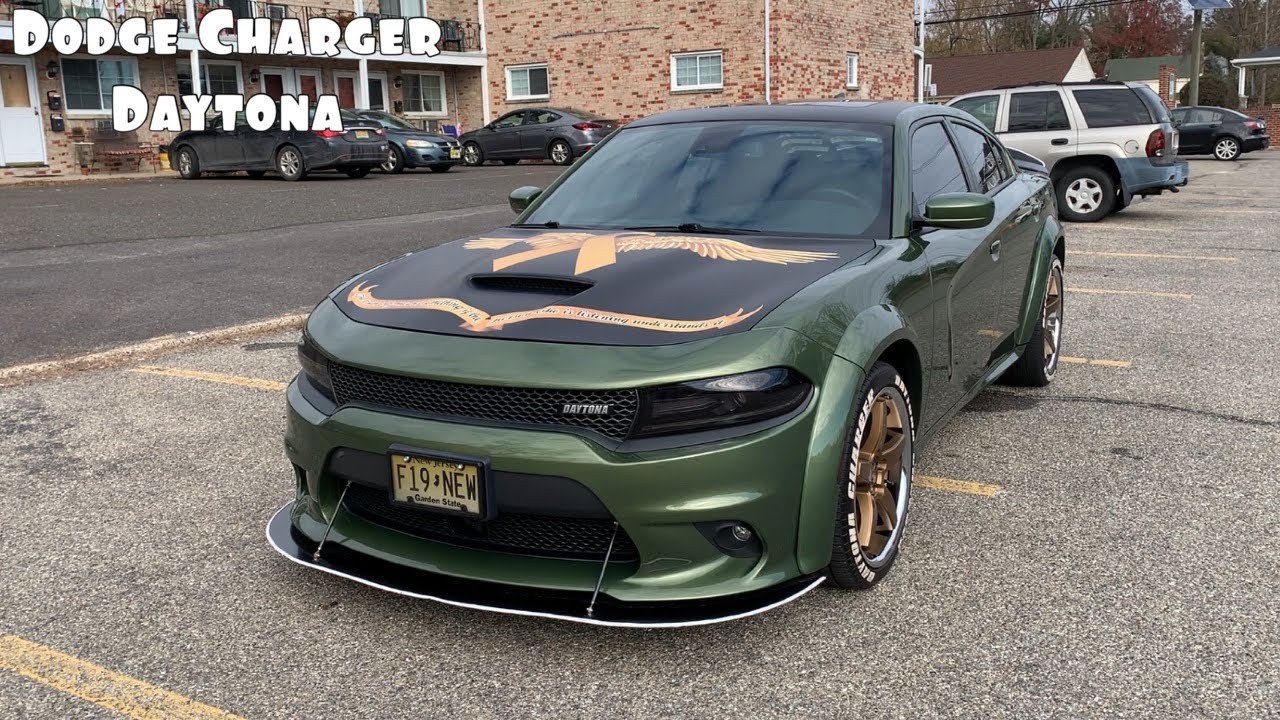 Dodge Charger Daytona *Custom Widebody* Ride Along POV (Pulls, Revs ...