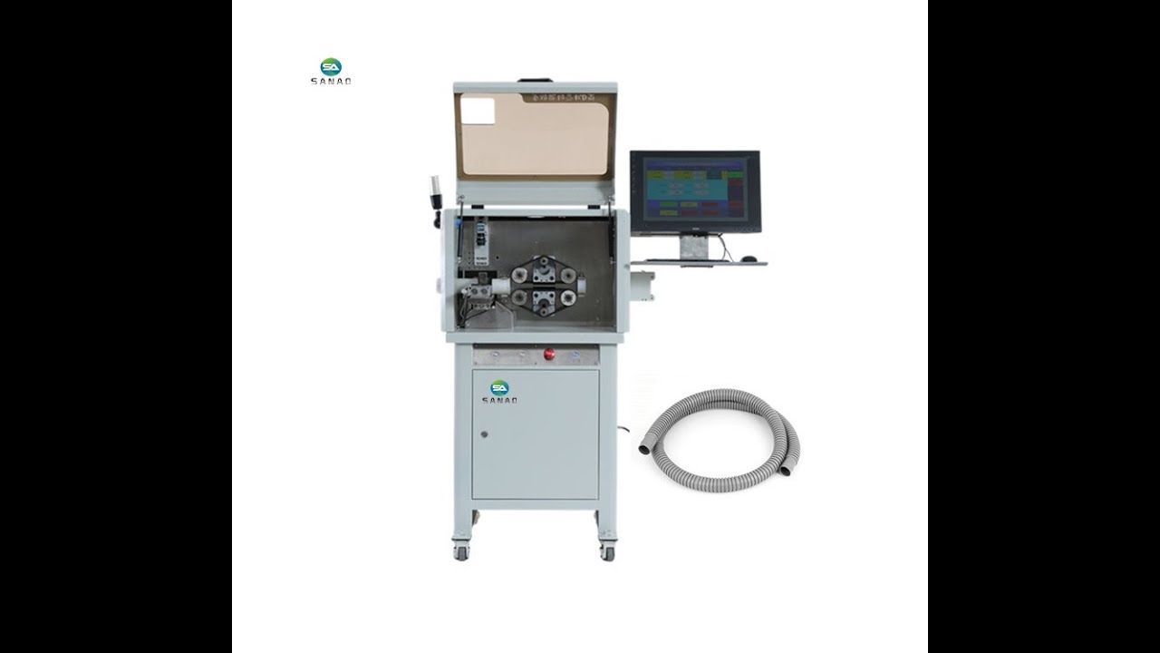 Automatic drain pipes cutting machine - YouTube