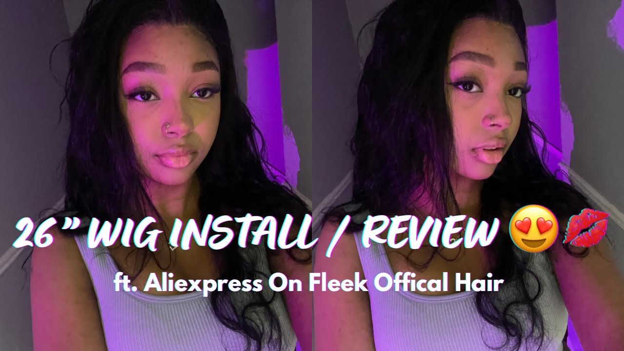 26 INCH BODY WAVE ALIEXPRESS WIG REVIEW! | On Fleek Official Hair ...
