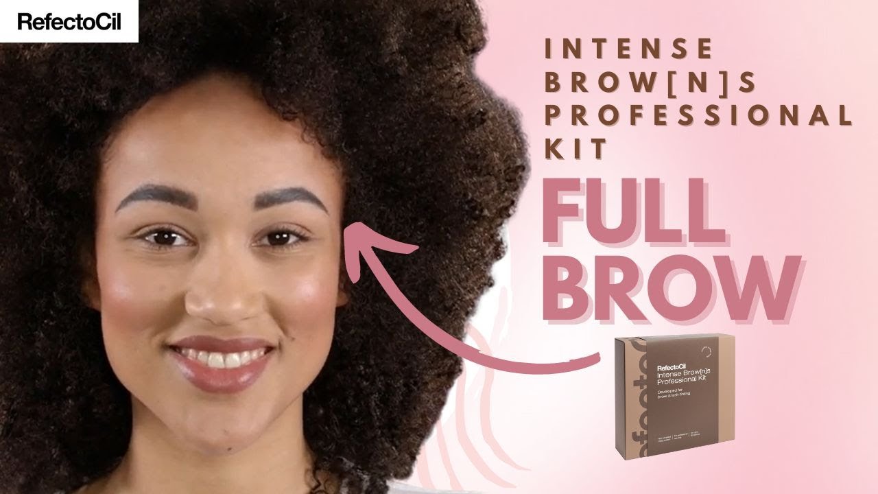 Full Brow Technique - RefectoCil Intense Brow[n]s Professional Kit! 😍 ...