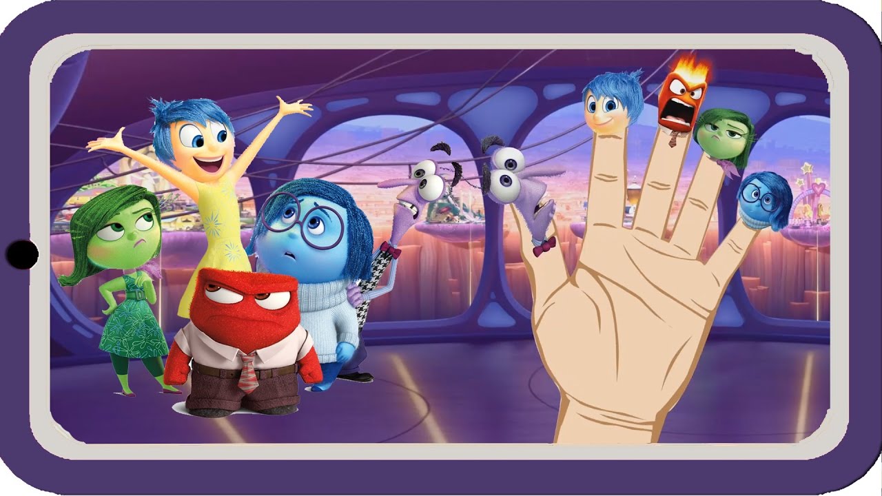 Inside Out Finger Family Song | Cartoon Finger Family Collection | Kids ...