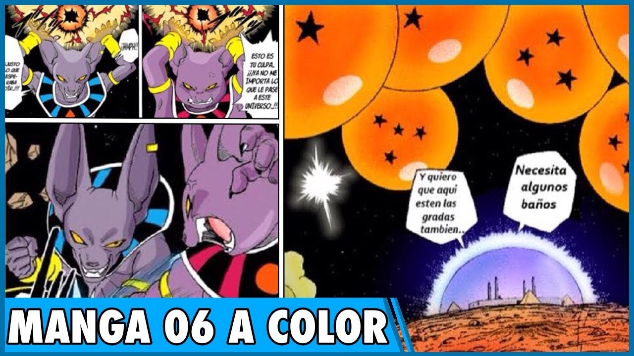 DBS manga 6 a color. - YouTube