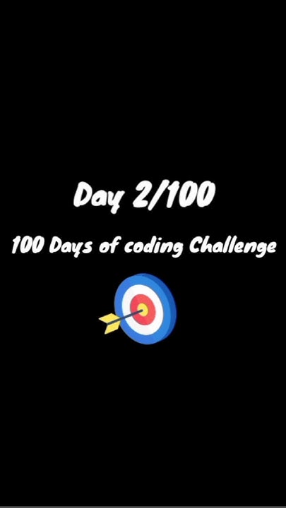 Day 2/100 of my coding challenges. 100 days coding challenge. #CodeCraftwithSaurav - YouTube