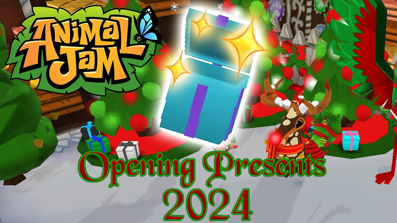Animal Jam - Jamaalidays 2024 - Opening Presents - YouTube