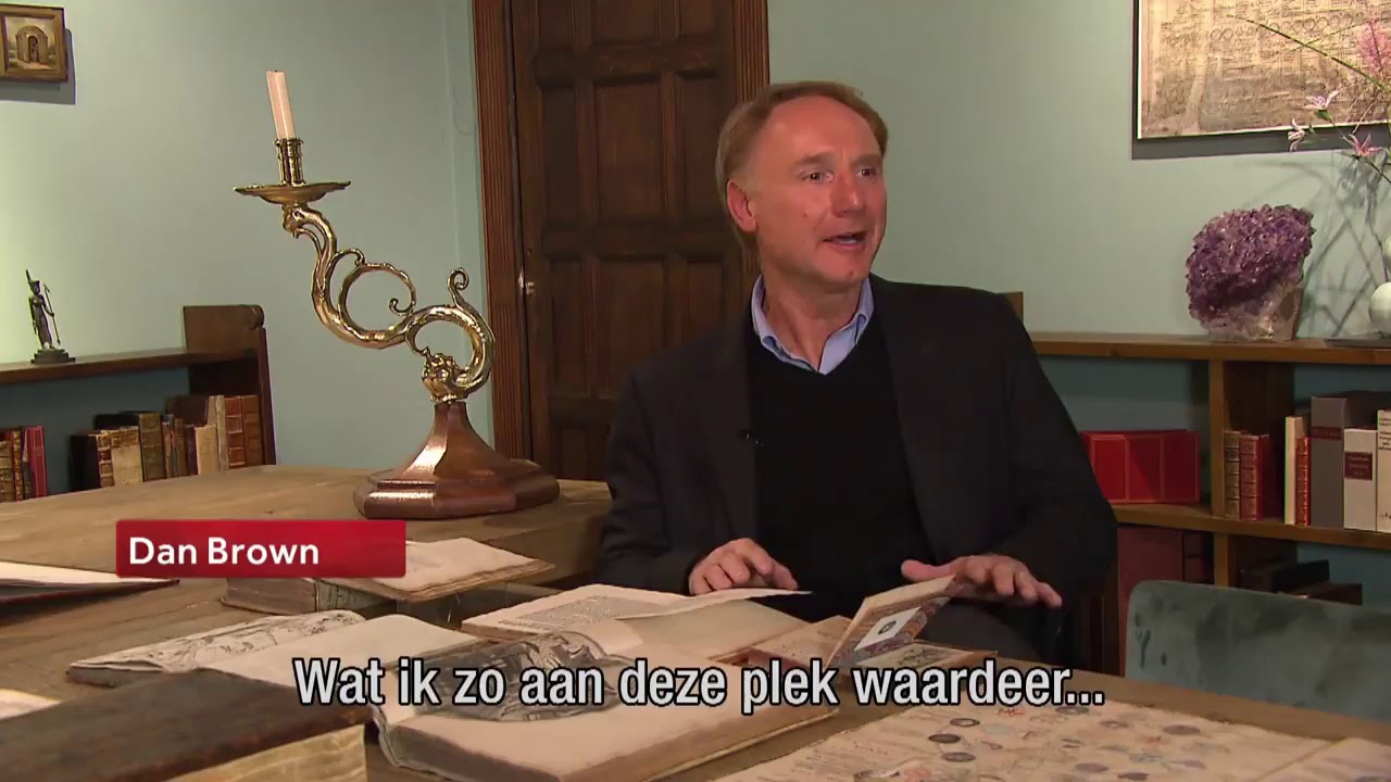 Dan Brown opens Amsterdam Library - Dutch News Item - YouTube