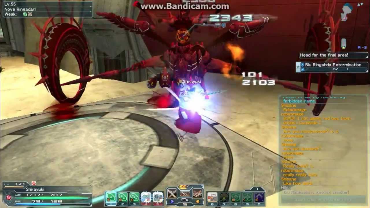 [PSO2] Fighter/Hunter & Gunner/Hunter Vs. Nove Ringadarl (Rare Quarry ...