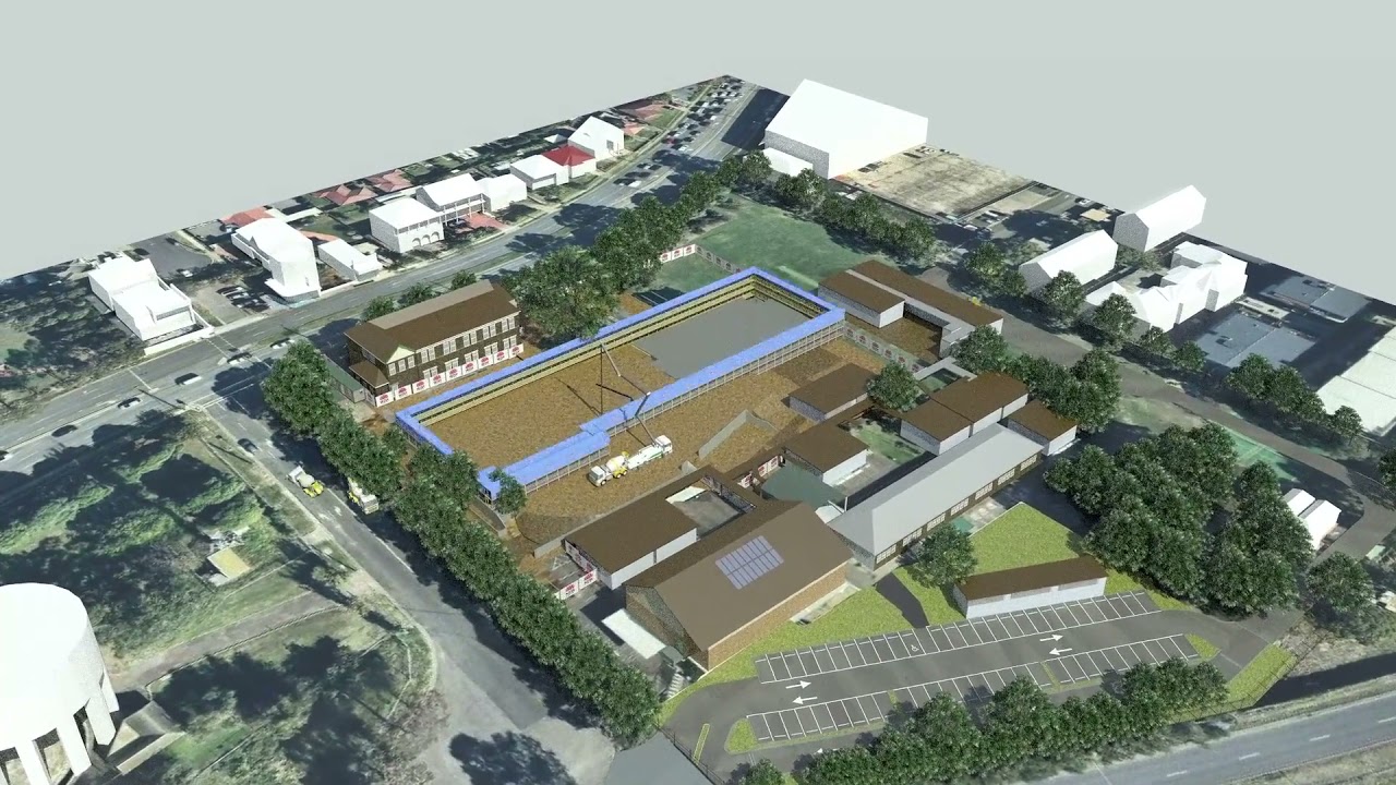 Bankstown North Public School Upgrade - 3D Fly Through - YouTube
