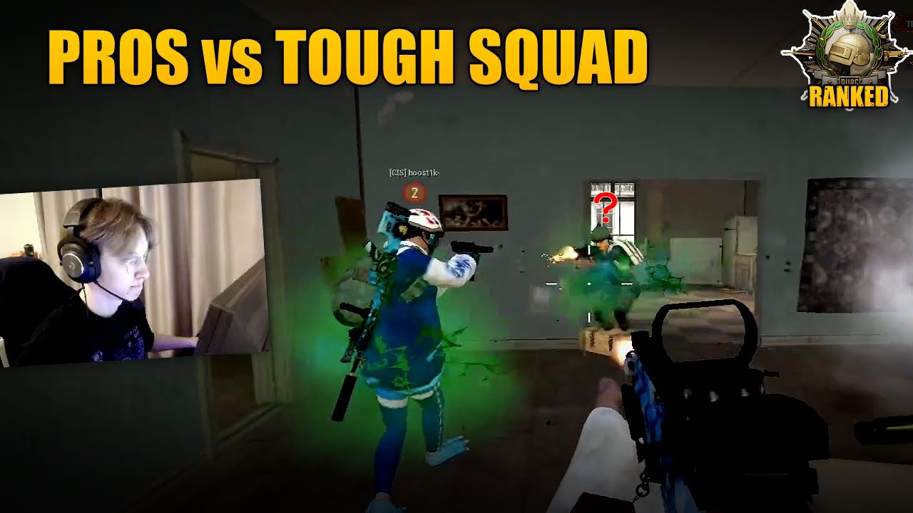 XMPL ft. CIS Pros fight against the Toughest SQUAD in PUBG ranked - YouTube