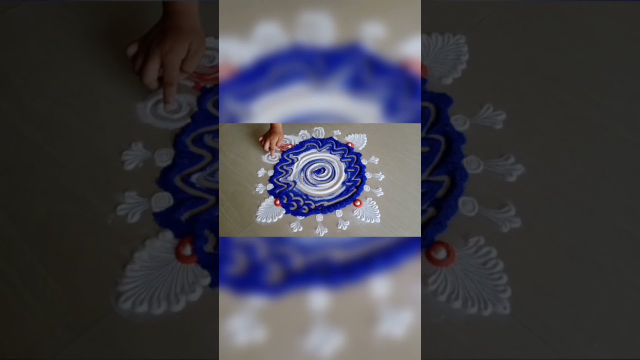 new rangoli design FOR diwali 🤩 | step by step | ARTIST SHIKHA SHARMA # ...