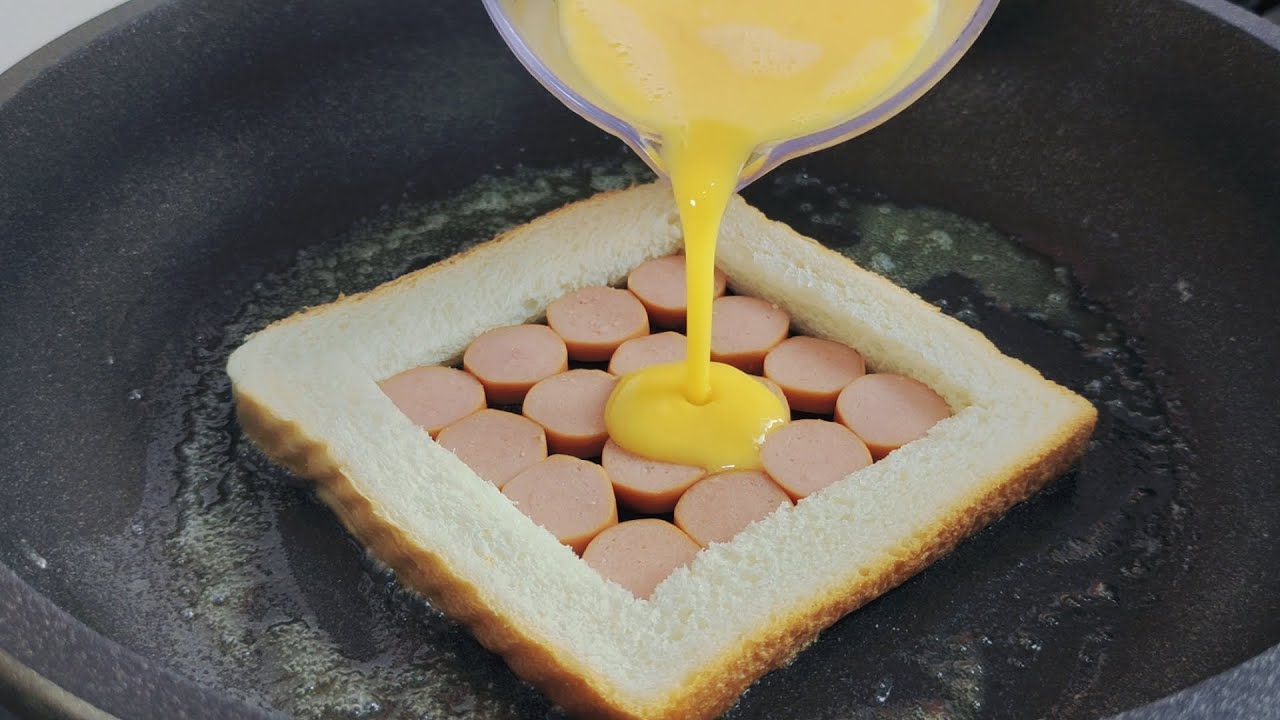 Breakfast recipes ! Easy and delicious bread recipe ! #122 - YouTube