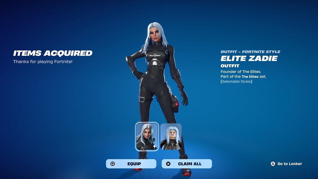 How Many Points Do You Need To Get Elite Zadie Skin in Fortnite? (Elite ...