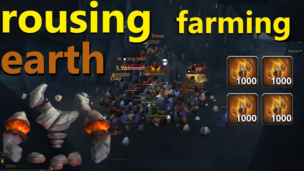 فارم روزینگ farm rousing earth (ورد اف وارکرفت گلد فارم)(world of ...