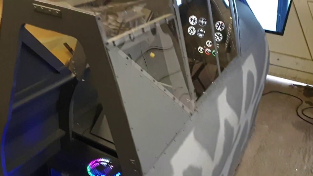 Creative Cockpits BF109 / Me109 Simulator - YouTube