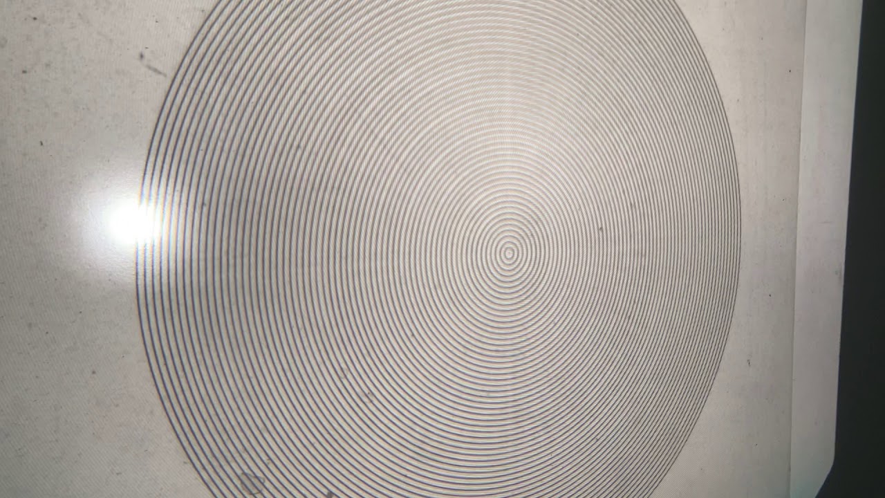 Wave interference pattern with overhead projector - YouTube