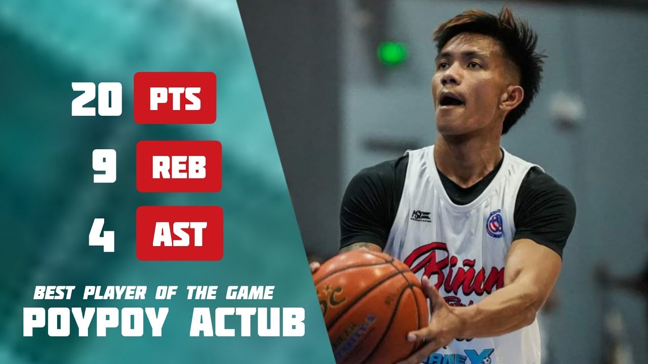 POYPOY ACTUB 20 PTS 9 REB 4 AST vs. NKT SNIPERS | PSL Highlights - YouTube