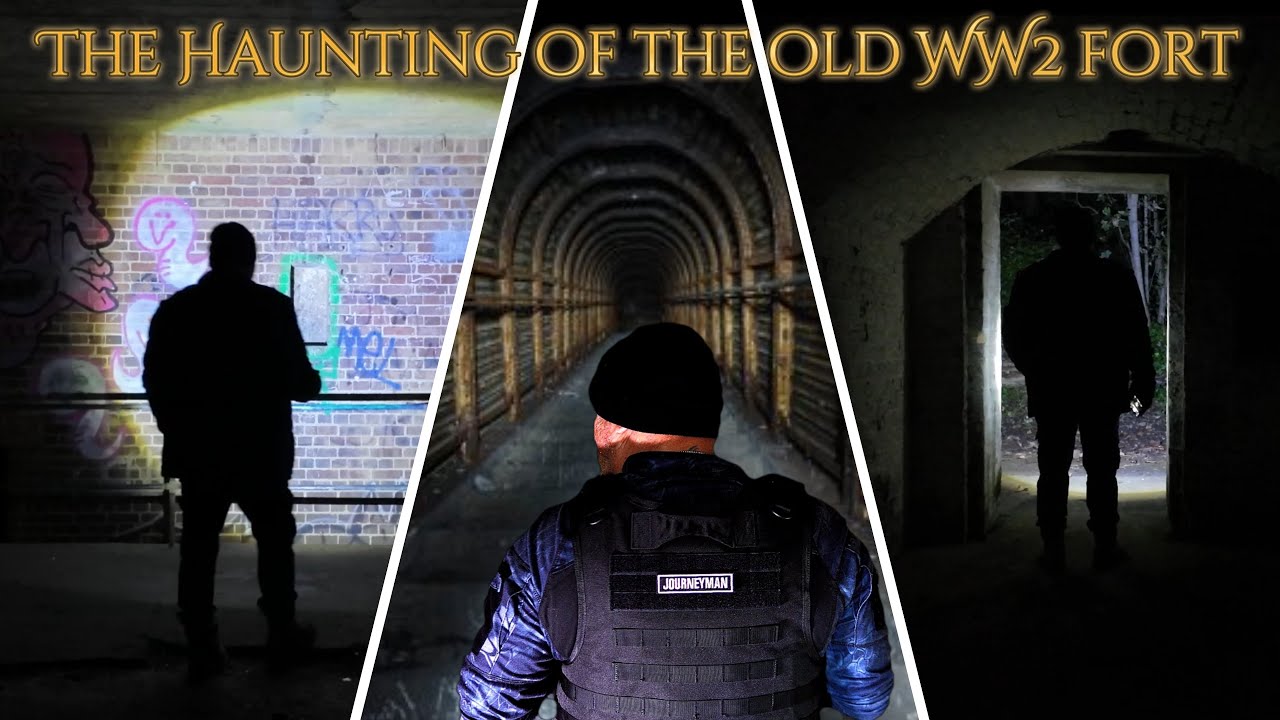 Night stalker at the WW2 Fort. - YouTube