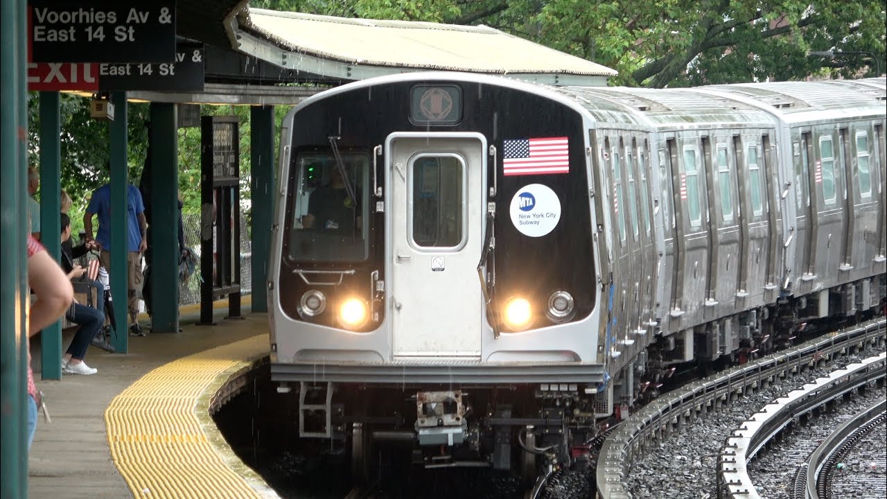 ⁴ᴷ New R179 10-Car Train Testing on the Brighton Line - YouTube