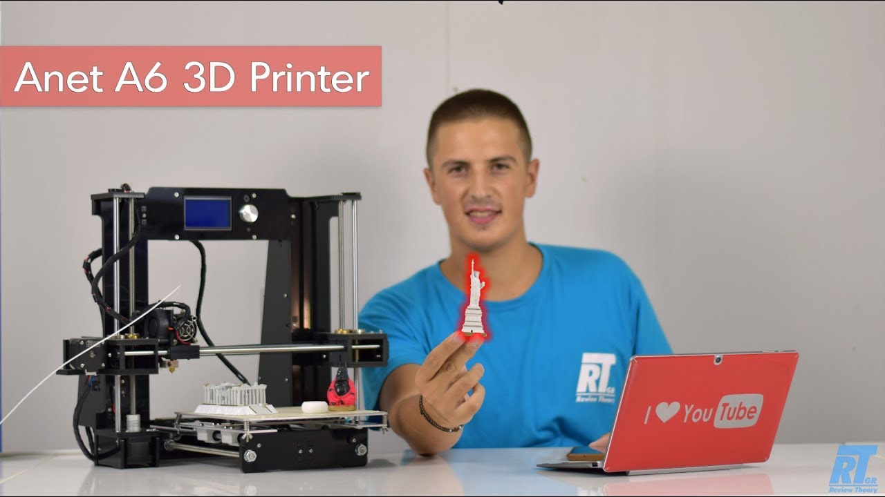 Anet A6 3D Printer Review (Greek) - YouTube
