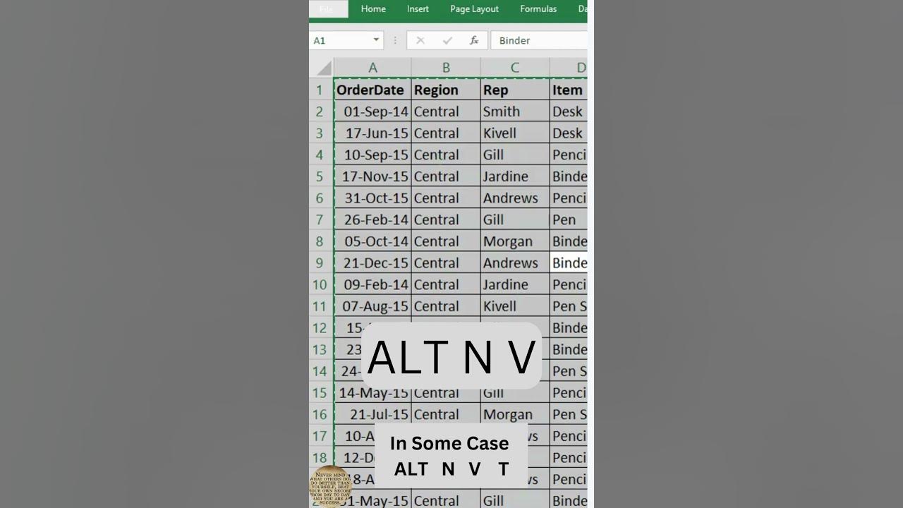 Shorts Excel Exceltricks Pivot How To Apply Pivot In Excel Via Shortcut Youtube