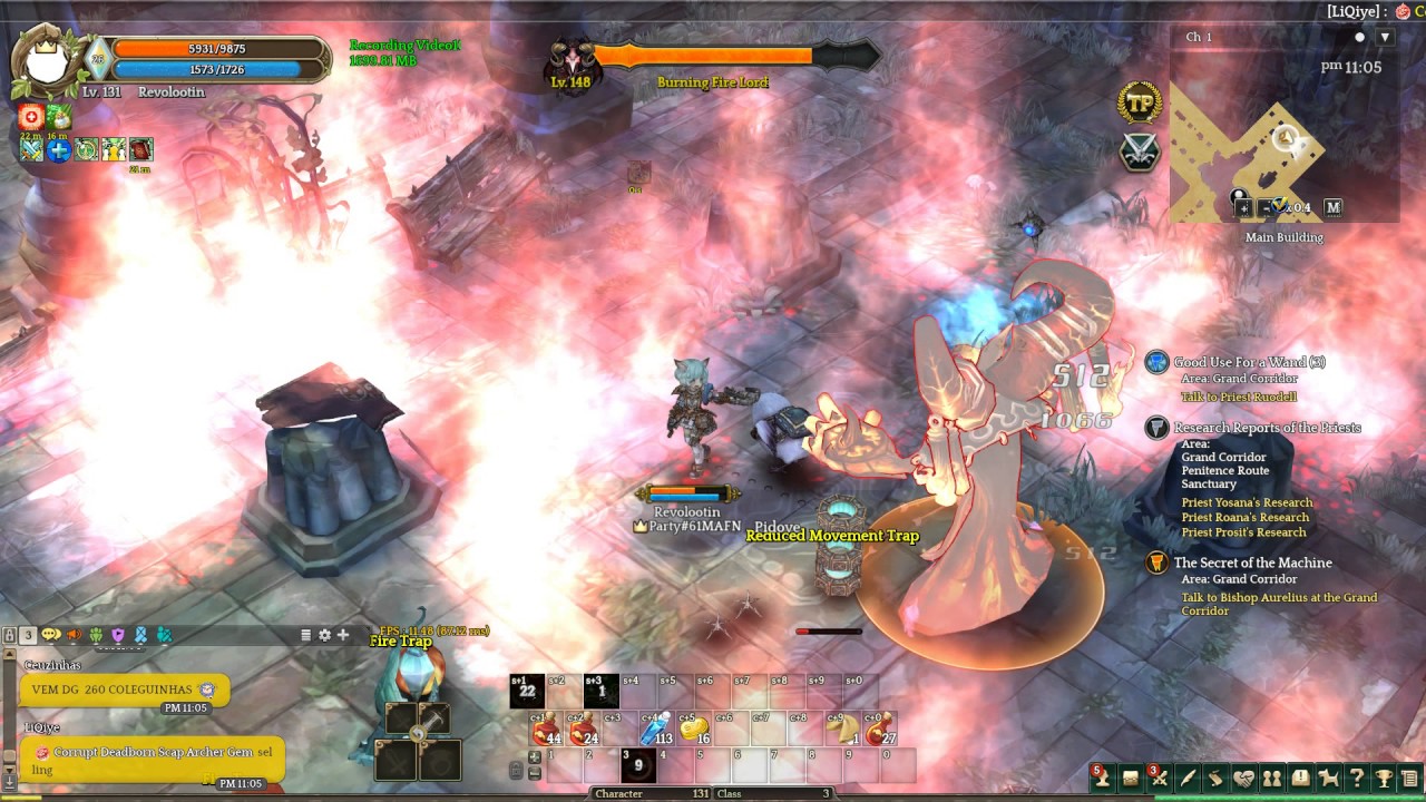 [Tree of Savior] Vs. Fire Lord - YouTube