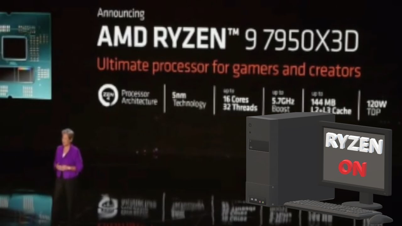 AMD Reveals New Gaming Processors [RYZEN 9 7950X3D, INSTINCT MI300 ...