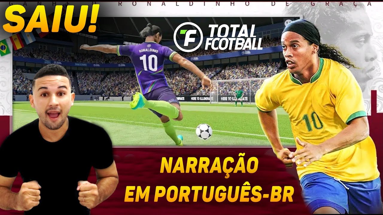 SAIU TOTAL FOOTBALL COM NARRAÇÃO EM PORTUGUÊS DO BRASIL NA PLAYSTORE ...