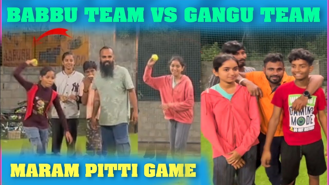 Babbu Team Vs Gangu Team Maram Pitti Game | Pareshan Babbu07 - YouTube