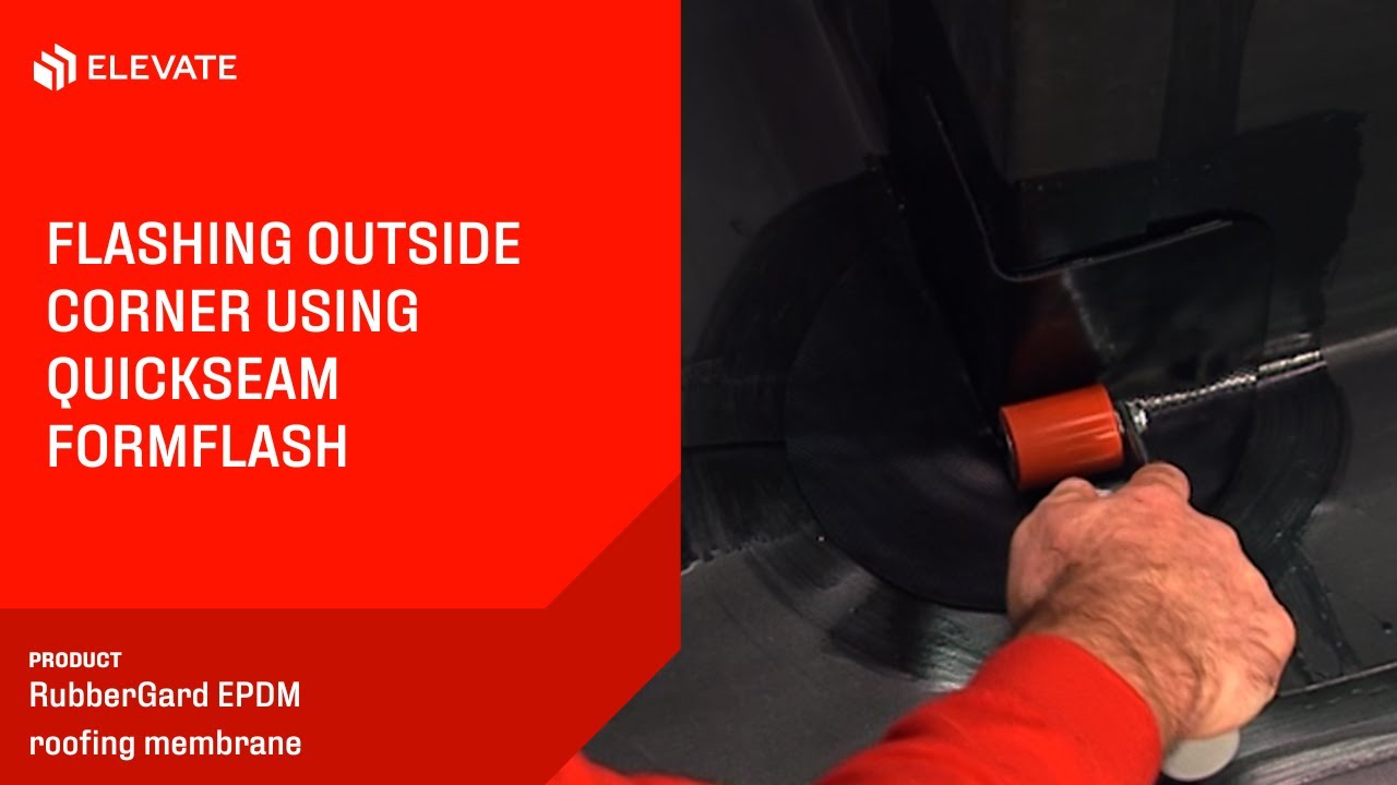 Flashing outside corner on RubberGard EPDM using QuickSeam FormFlash ...
