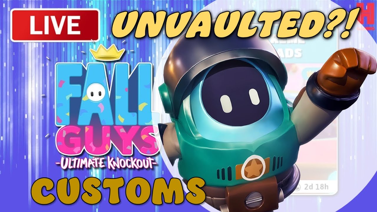 FALL GUYS CUSTOMS - UNVAULTED?!?! | Join now for all the unvaulted rounds in fall guys! # ...