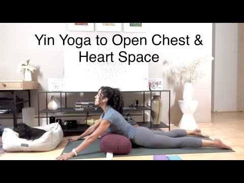 Yin Yoga to Open Chest & Heart Space | Deep Chest Opening for Emotional ...