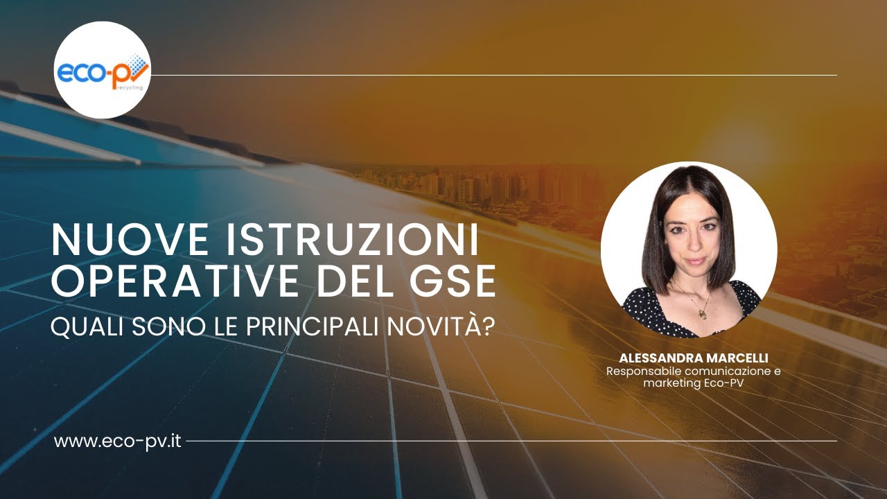 Le principali novità delle nuove istruzioni operative del GSE - YouTube
