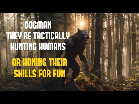 DOGMAN THEY'RE TACTICALLY HUNTING HUMANS OR HONING THEIR SKILLS FOR FUN ...