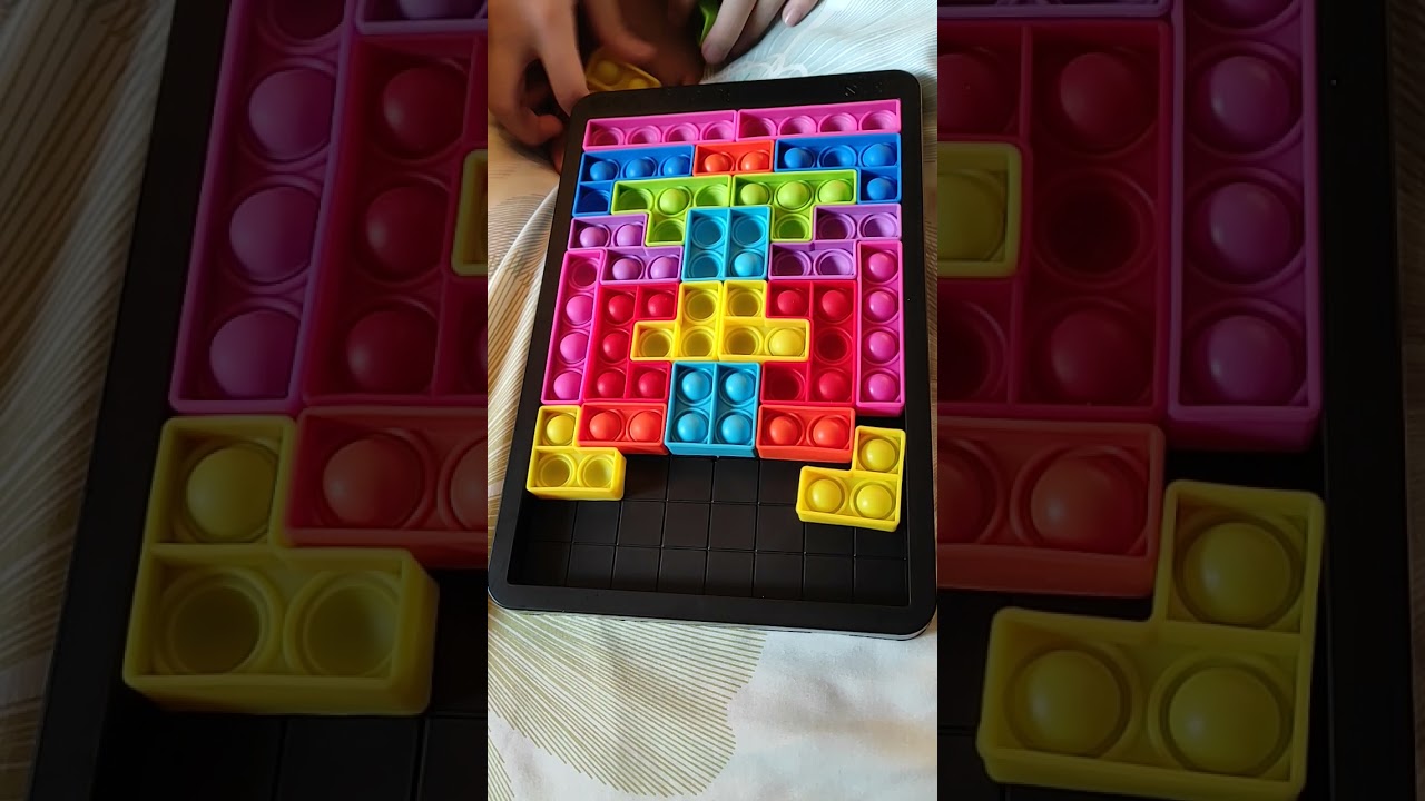 Building blocks Pop it fidget cheap and good durability - YouTube