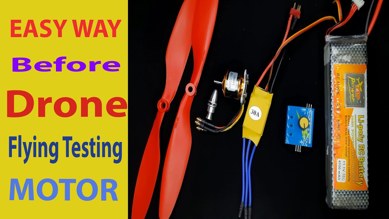 Easy Way to Brushless Motor (BLDC) Connected with ESC? Testing with ...