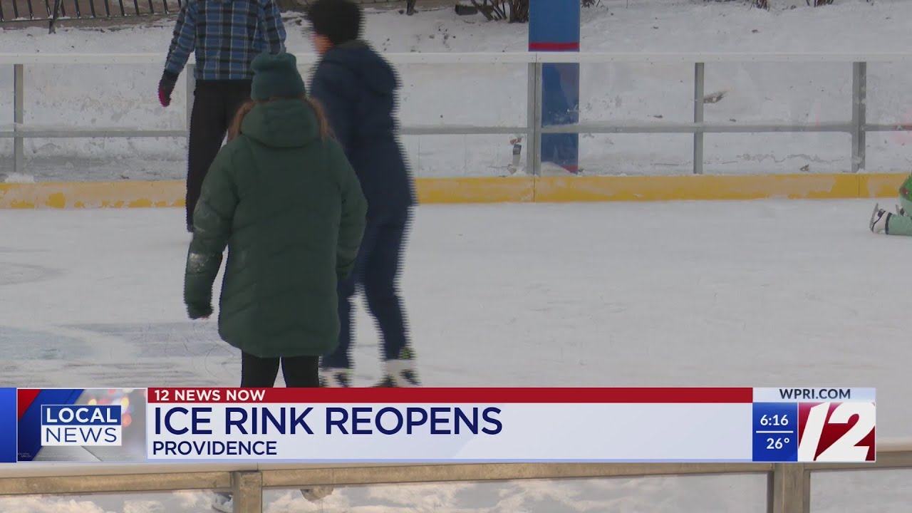 Outdoor ice rink officially open in downtown Providence - YouTube