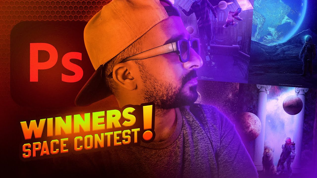 Winners! 🏆 Space Contest | Photoshop Manipulation - YouTube