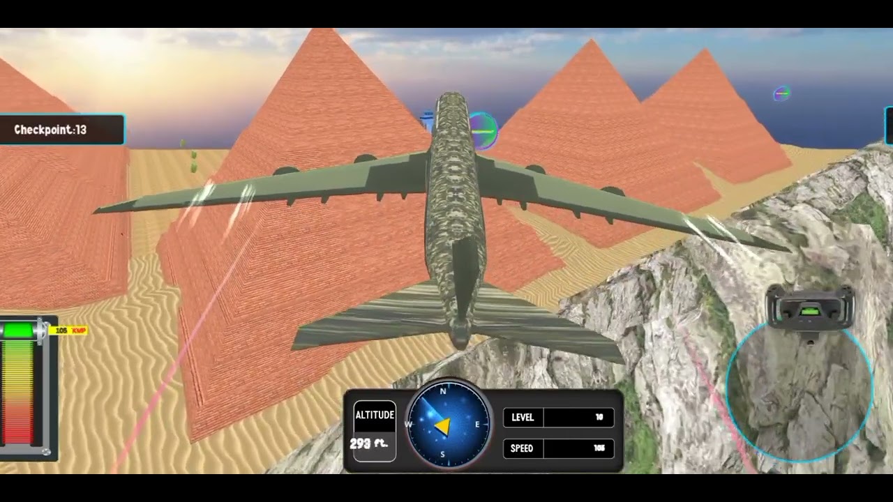 Airplane Flight Game Simulator Mobile Gameplay - YouTube