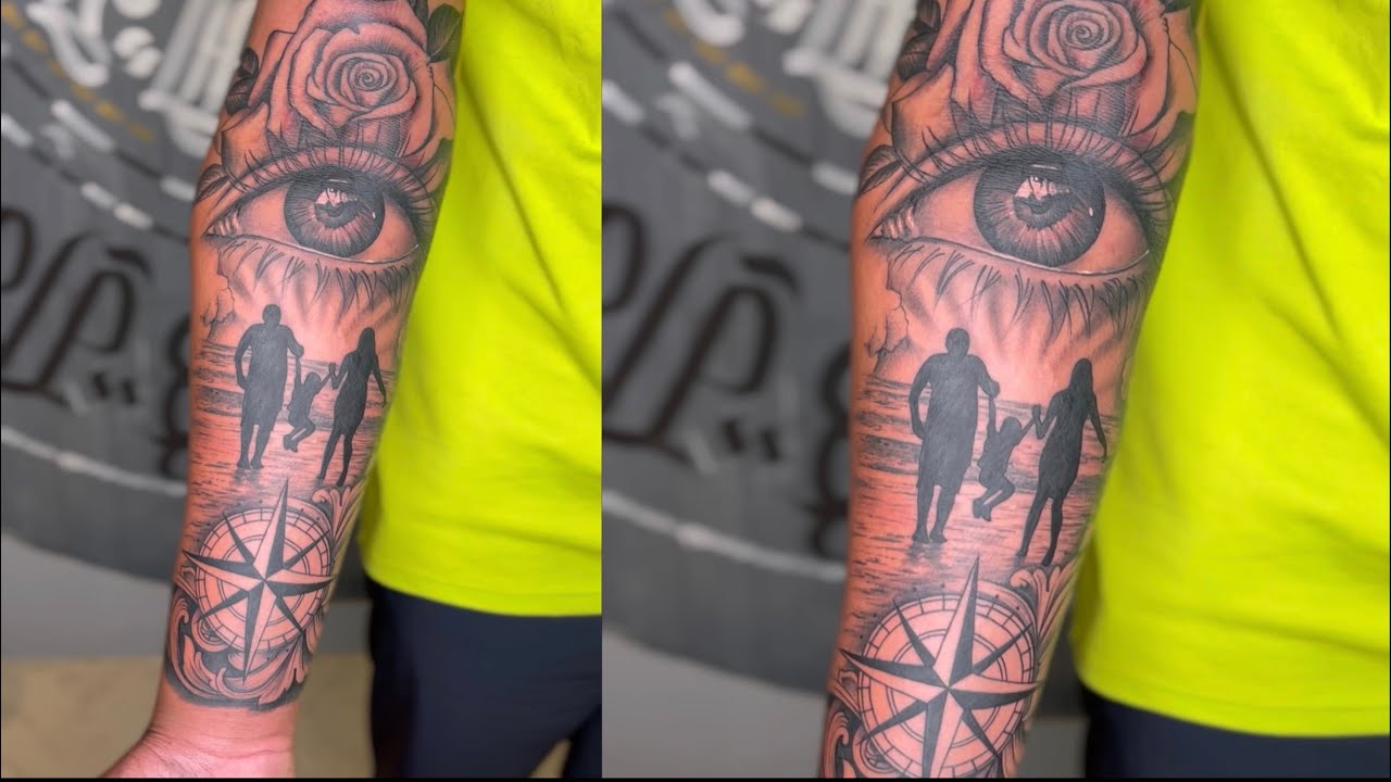 Full arm tattoo custom design (11_ART_TATTOOZ) - YouTube